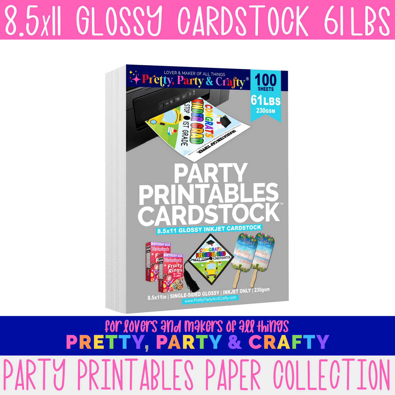 Cardstock – Pretty Party and Crafty
